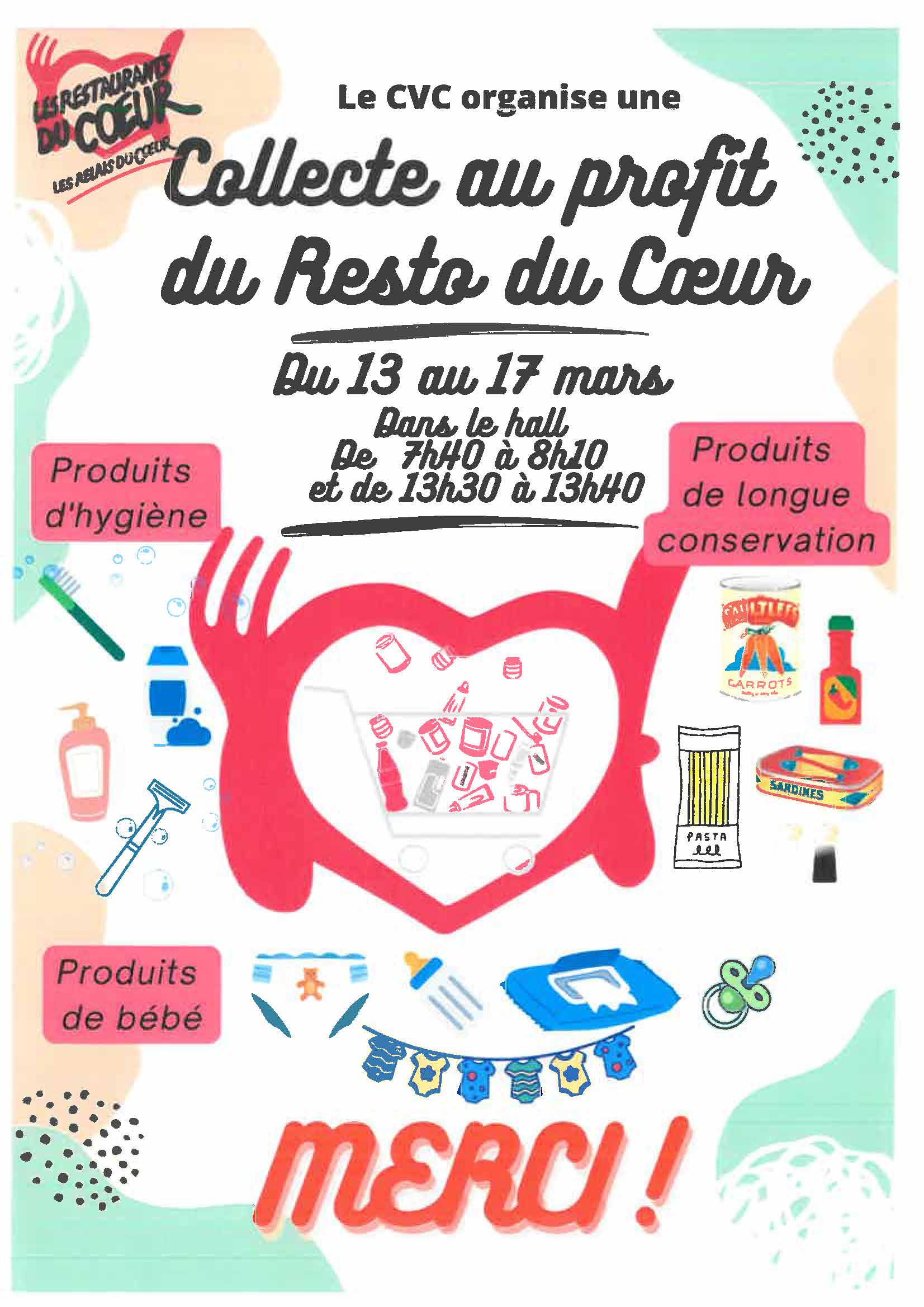 Collège Albert Camus Briare Collecte Au Profit Des Restos Du Coeur